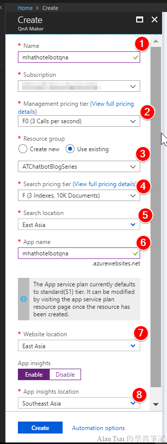 [chatbot + AI = 下一代操作模式][35]使用QnA Maker打造問答知識類型資料集服務 @ Alan Tsai 的學習筆記 ...