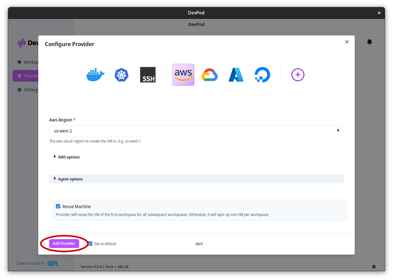 Quickstart VS Code Browser | DevPod docs | DevContainers everywhere Quickstart VS Code Browser | DevPod docs | DevContainers everywhere