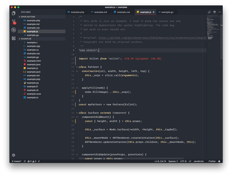 Beautiful UI 1.2 for VSCode with minimal themes | Swas.io