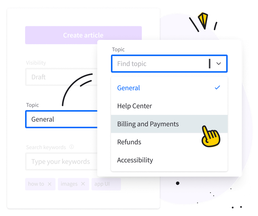 Customer Support Knowledge Base for Support Teams