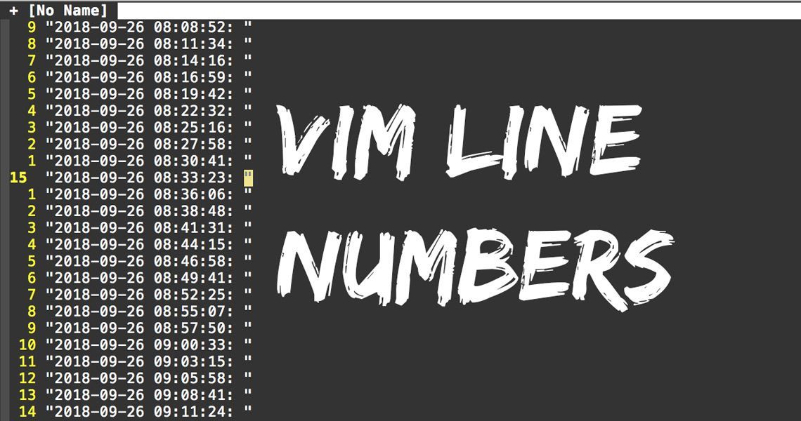 Vim Tip The Best Line Number Config current Relative Line Numbers
