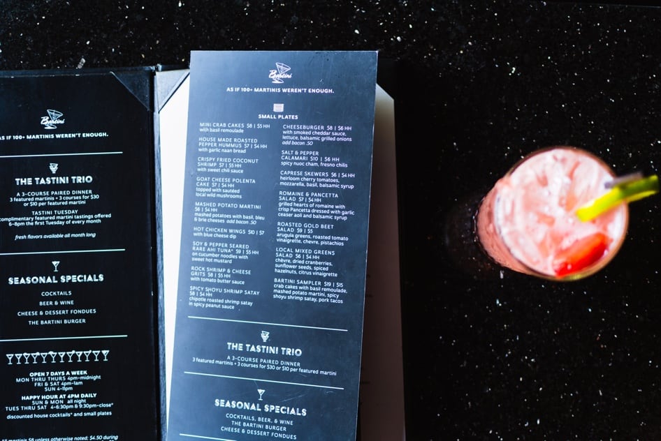 the space between is at Bartini