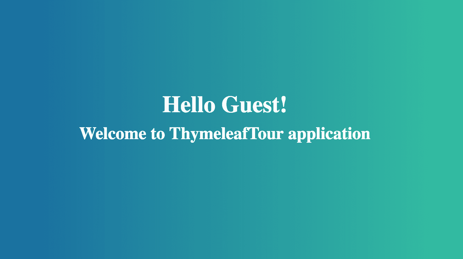 Server Side Templating in Spring Boot using Thymeleaf | CalliCoder