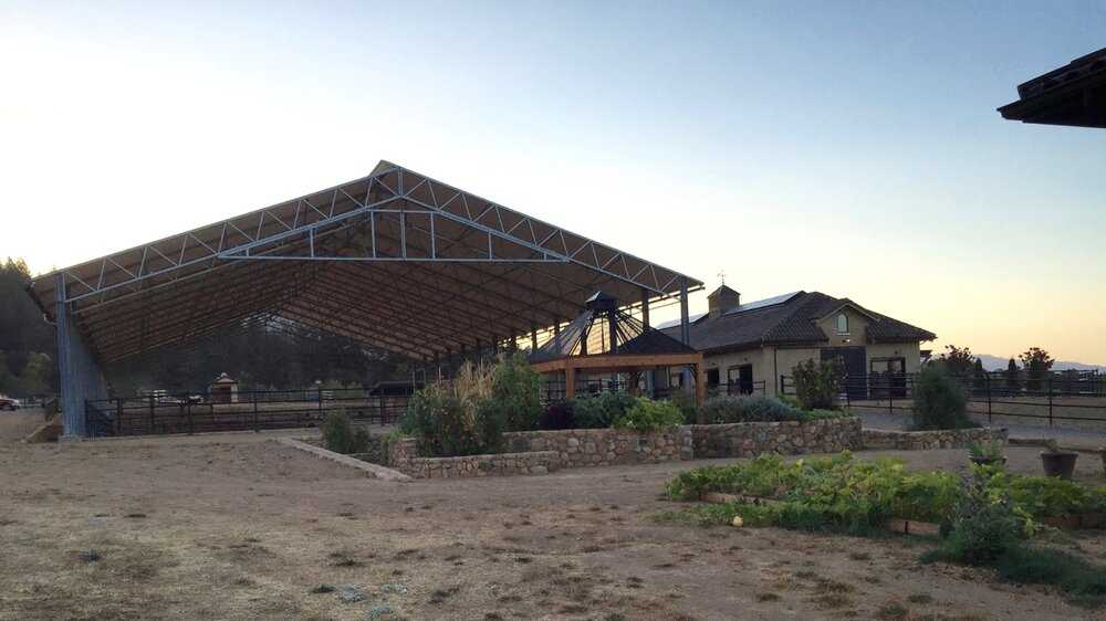 KENWOOD, CA | WeCover Custom Fabric Riding Arenas
