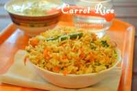 Carrot Rice | Tasty Appetite