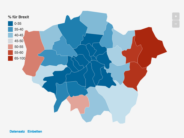 Brexit in interactive maps and charts - webkid blog