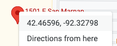 How to get geocoordinates for an address with Google Maps - Geocodio