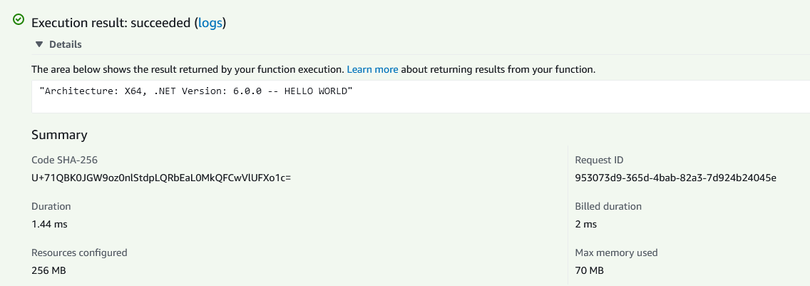 .NET 6 Custom Runtime for AWS Lambda | no dogma blog .NET 6 Custom Runtime for AWS Lambda | no dogma blog
