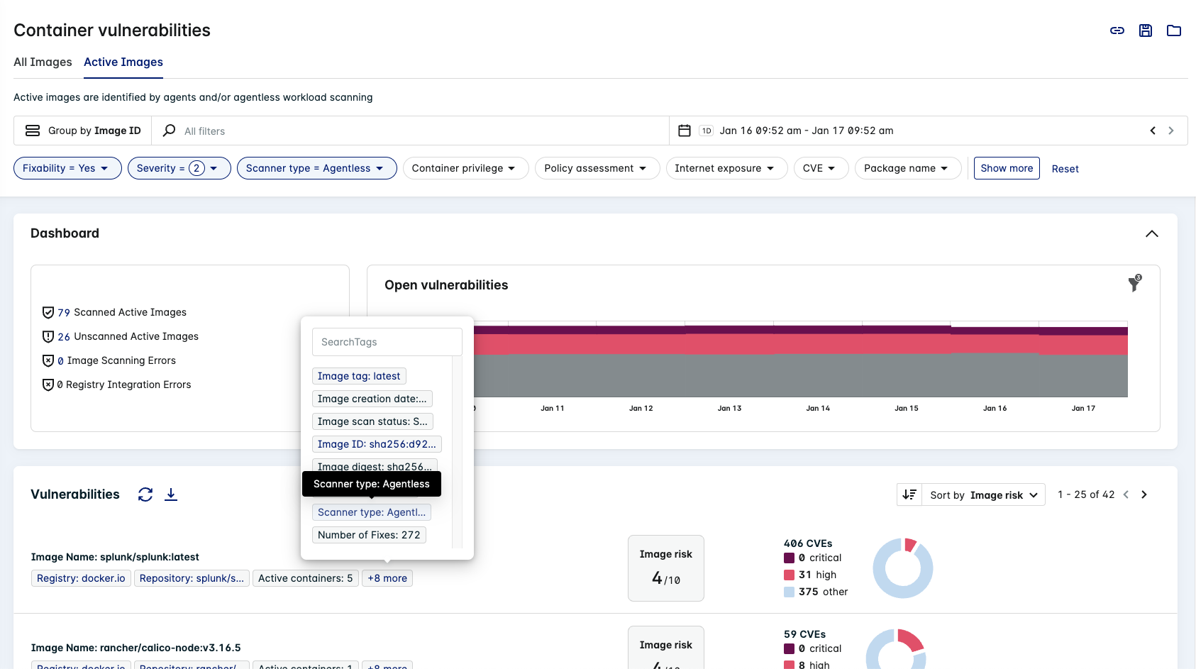Lacework Console Agentless Workload Scanning Lacework Documentation