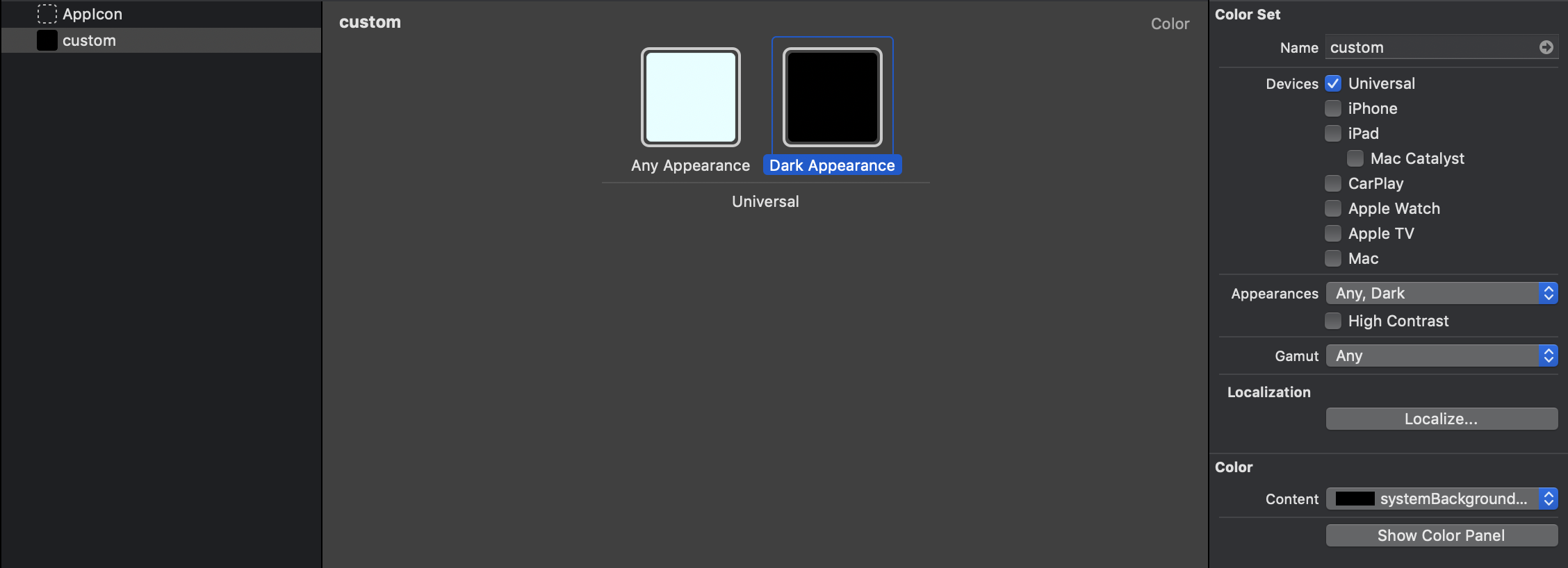 Dark color cheat sheet | Sarunw