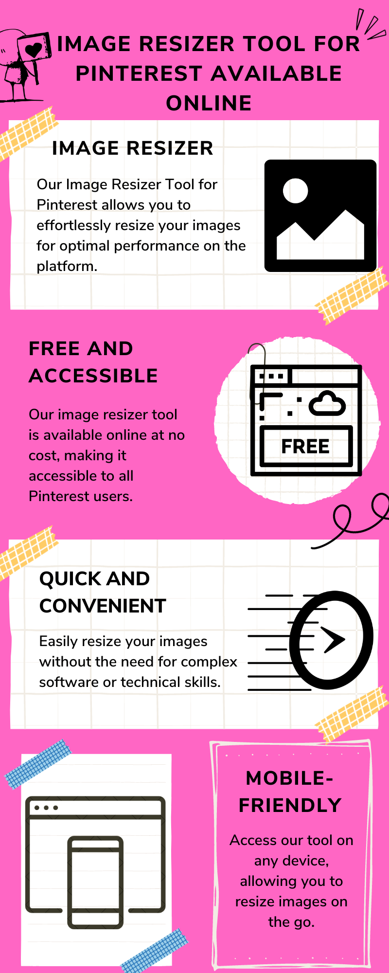Pinterest Image Resizer Tool - Resize Your Image Quick and Easy