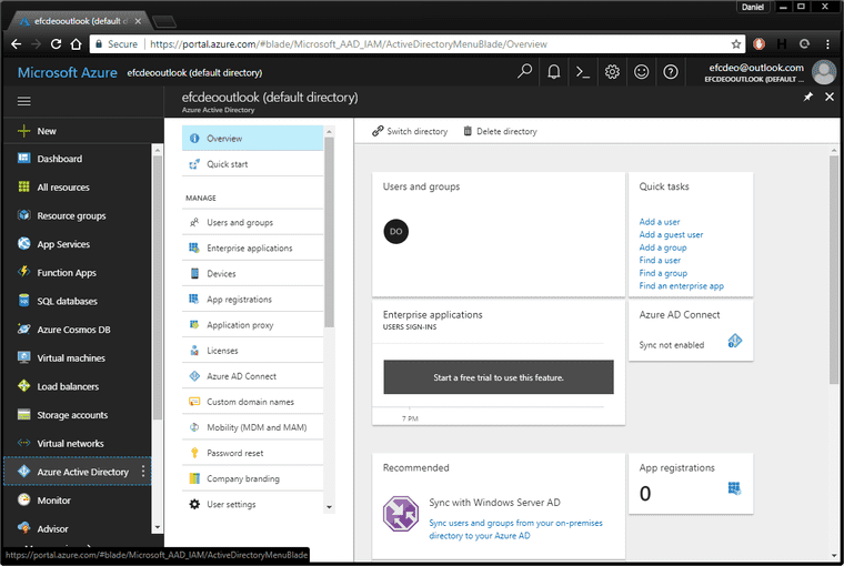 Logging in with Azure Active Directory | Oliver Coding
