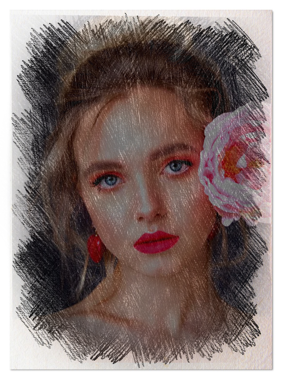 Best Art photo sketches: Make unique photo with color pencil sketch theme.