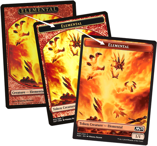 How the design of MTG token card frames have evolved | MTG.onl Tokens