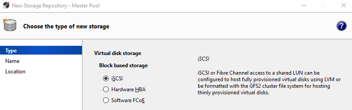 Create iSCSI SR in XenServer