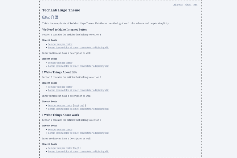 personal | Hugo Themes