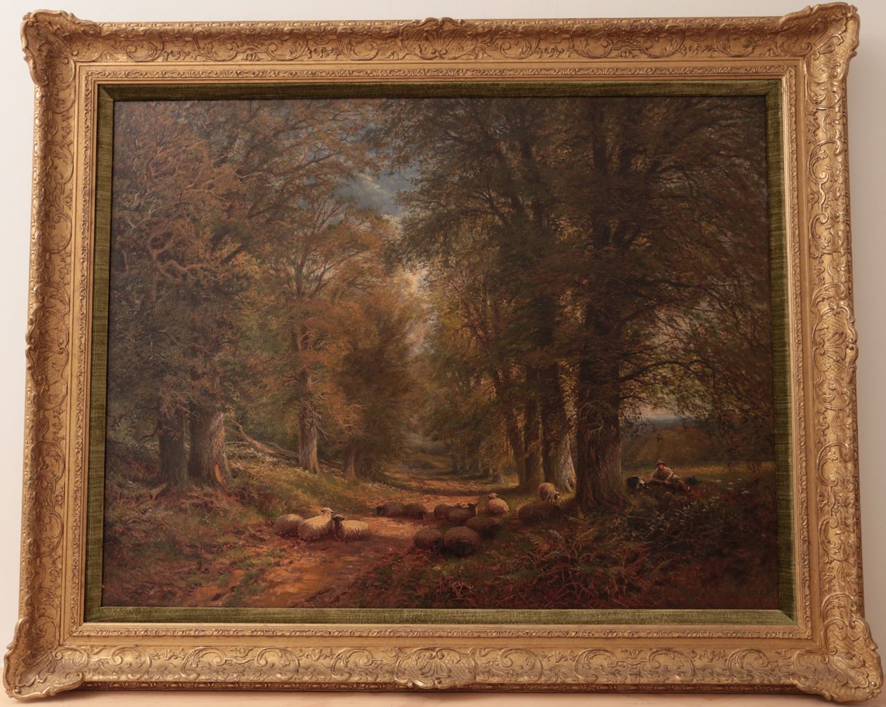 Alfred Augustus Glendening, Sr. - The Watchful Shepherd - 19th Century ...