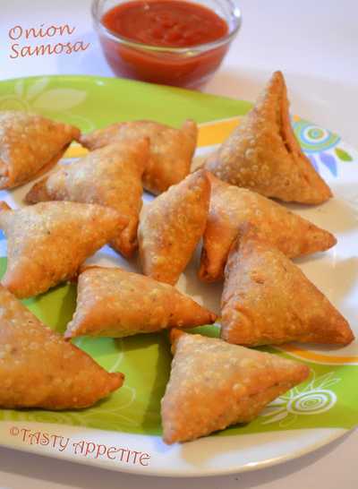 Samosa | Crispy Onion Samosa | Tasty Appetite