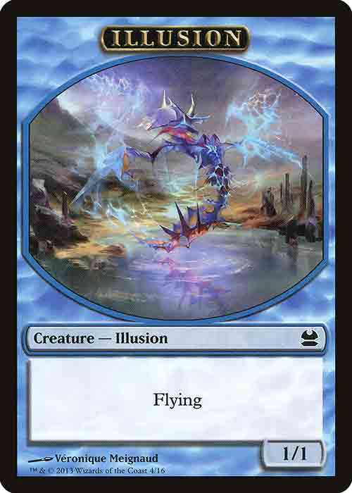 1/1 Blue Illusion Creature Token | MTG.onl Tokens