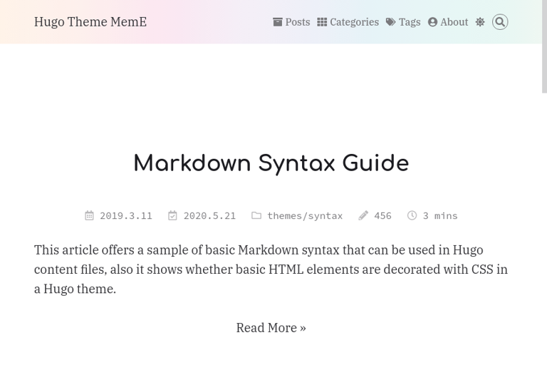 Complete List | Hugo Themes