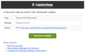Feature Tour - Exceptionless