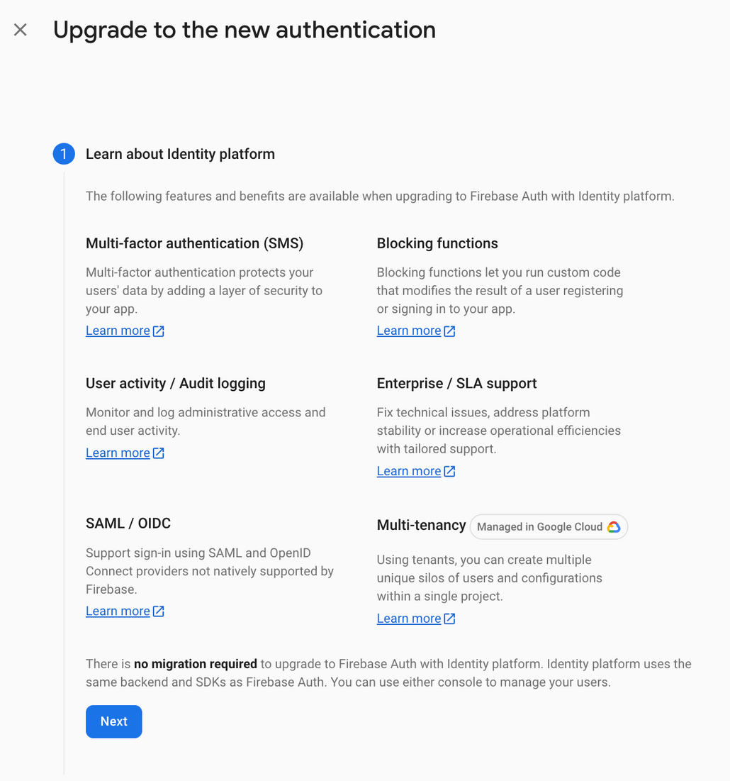 SignUp|SignIn Limitation Using Google Firebase