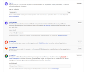 Power your GitLab Auto DevOps pipelines with Crossplane