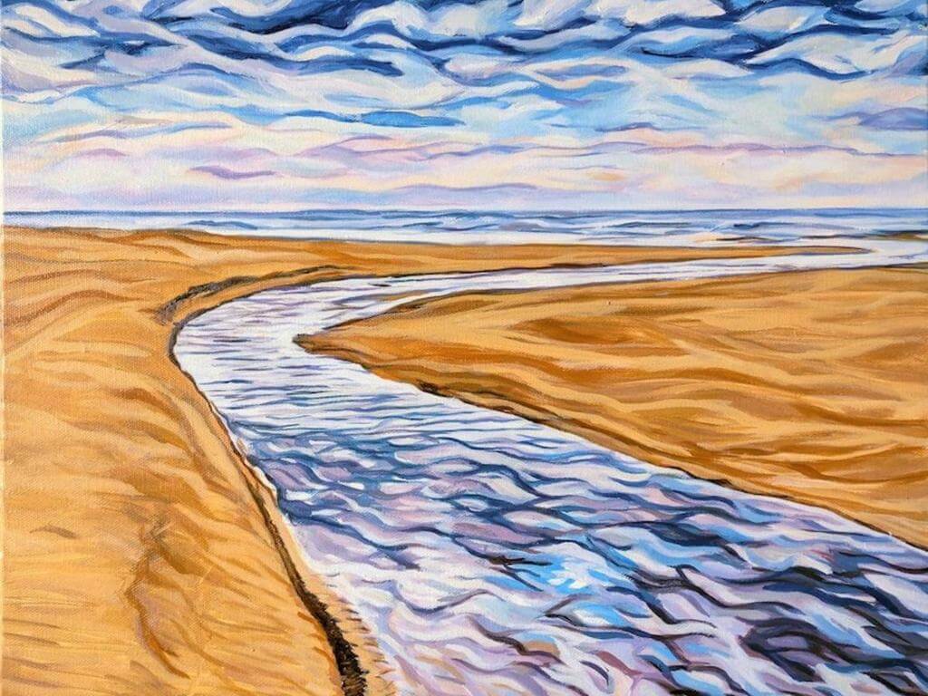 Estuary, paintings by Brian Purcell 2023 | UpNext