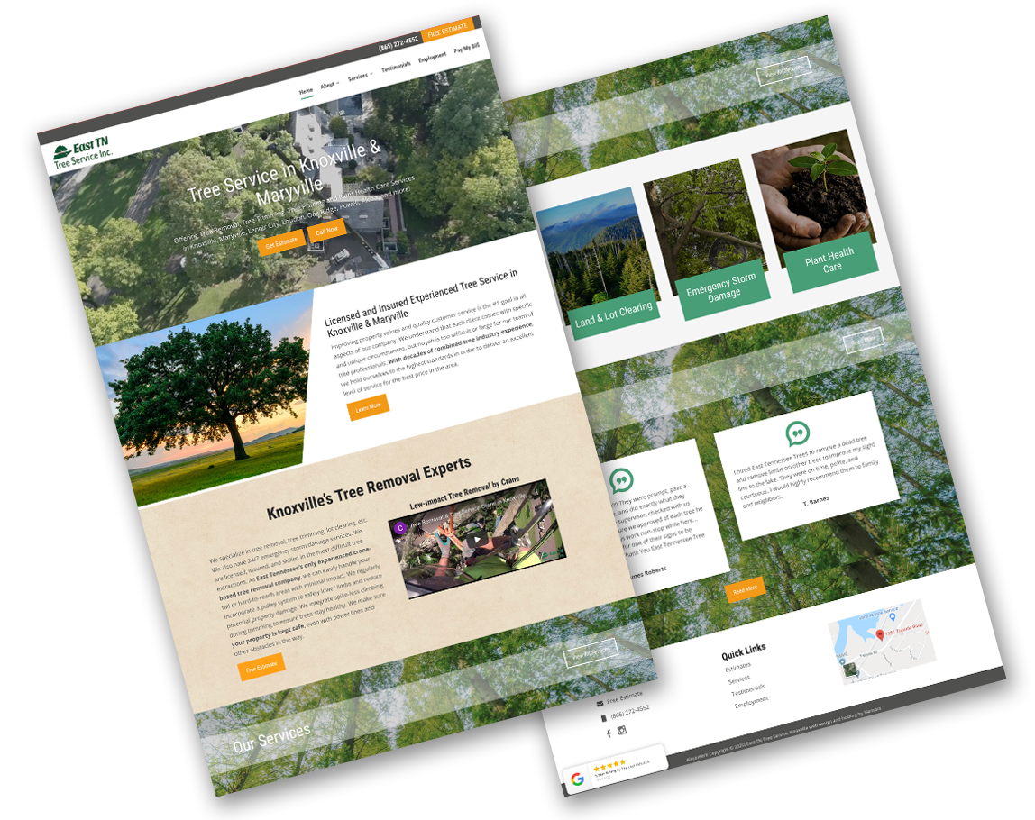 Tree Service SEO, Tree Service Marketing, Tree Service Website Design ...