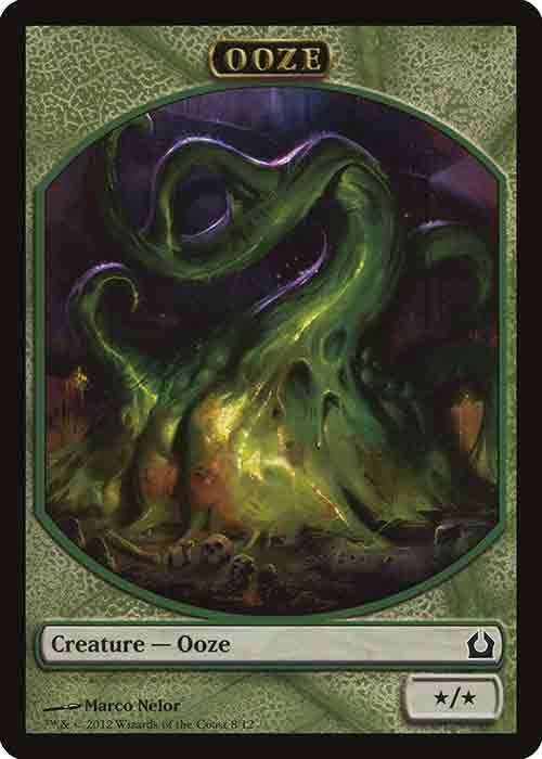 Green Ooze Creature Token | MTG.onl Tokens