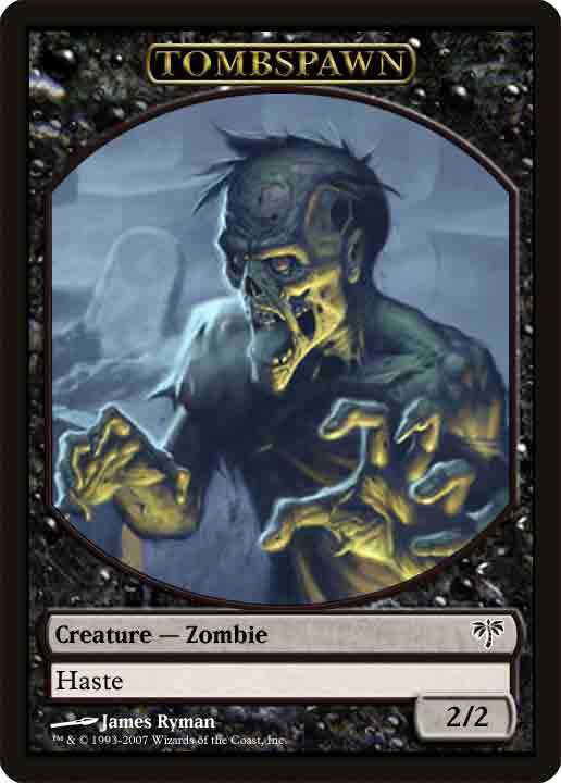 2/2 Black Tombspawn Creature Token | MTG.onl Tokens