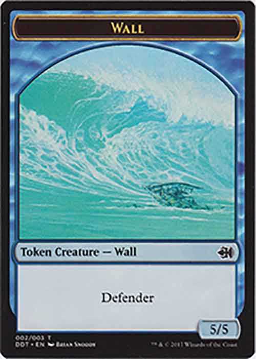 5/5 Blue Wall Creature Token | MTG.onl Tokens
