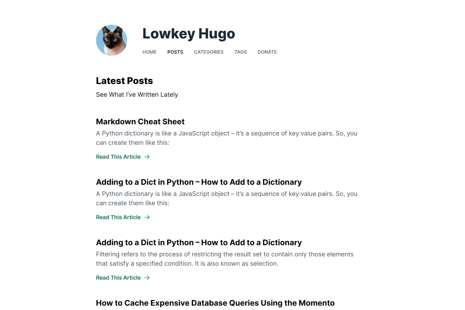 Lowkey | Hugo Themes