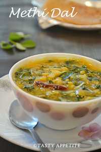 Methi Dal | Tasty Appetite