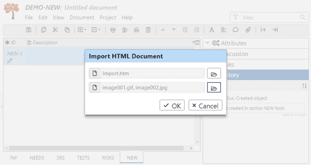 Import Requirements Specification From MS Word | ReqView