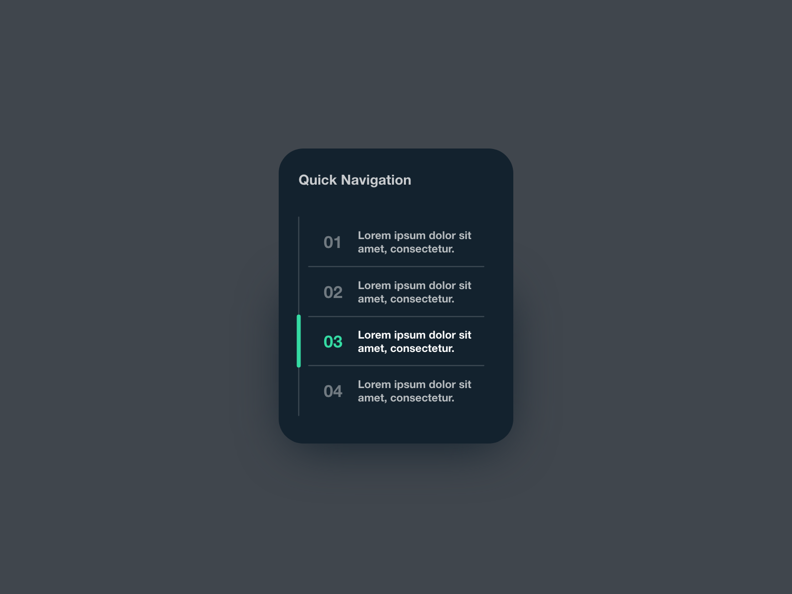 Quick navigation - Plus UI Designs