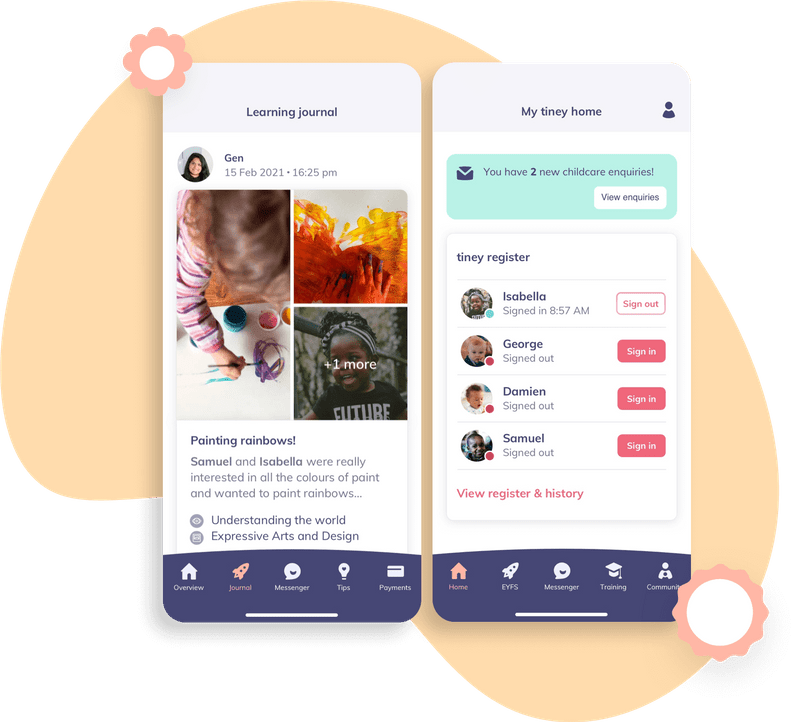 tiney - Discover exceptional childcare & early years education at your ...