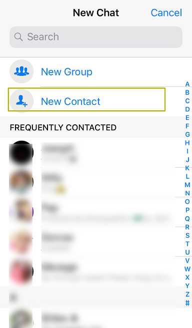 How to Add a New Contact on Whatsapp - Covve