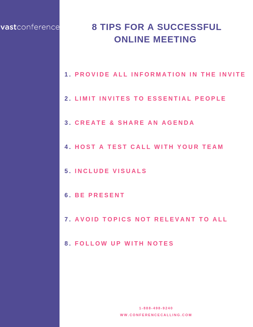 8 Tips for Leading a Successful Online Meeting Your Clients Will Love