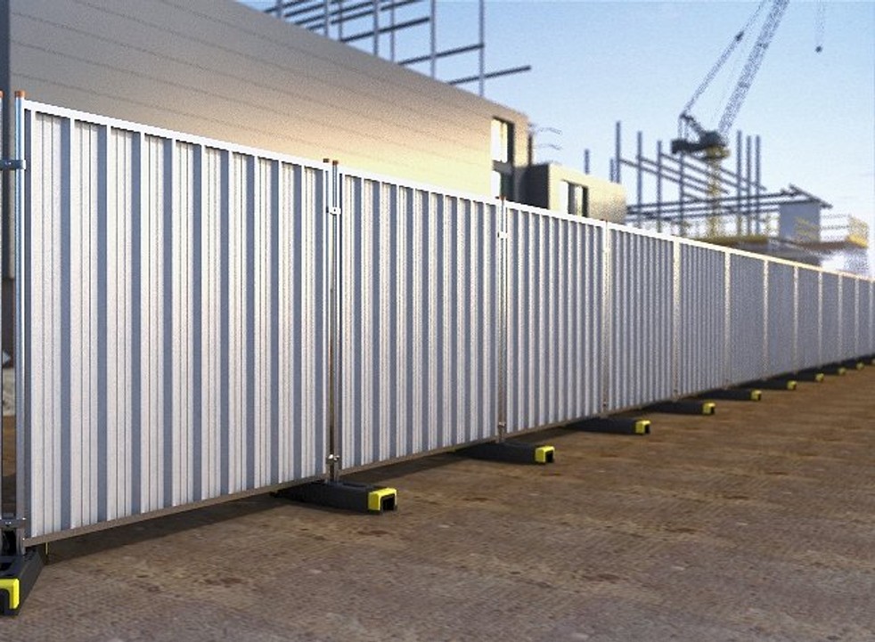 Steel Hoarding System - Nationwide Service - SafeSite Facilities