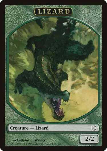 2/2 Green Lizard Creature Token | MTG.onl Tokens