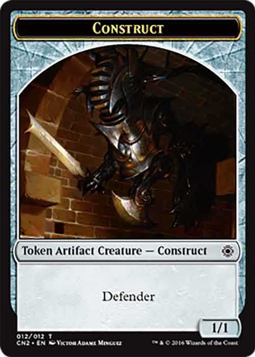 1/1 Colorless Construct Artifact Creature Token | MTG.onl Tokens