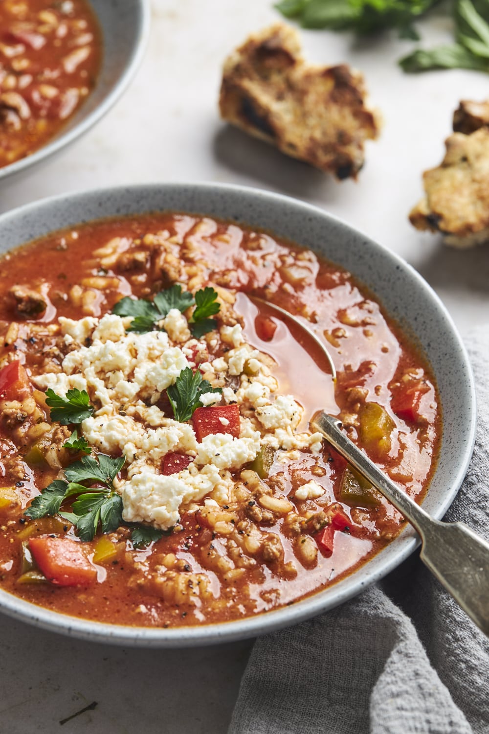 Greek Stuffed Pepper Soup Olive Mango Greek Stuffed Pepper Soup Olive Mango