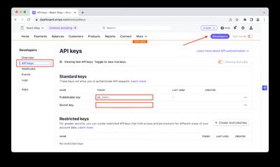 Build a shop with Next.js and Stripe - Stripe account set up - Andrew ...