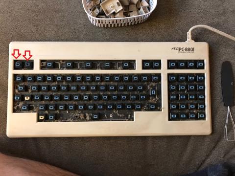 NEC PC-8801 Keyboard Conversion