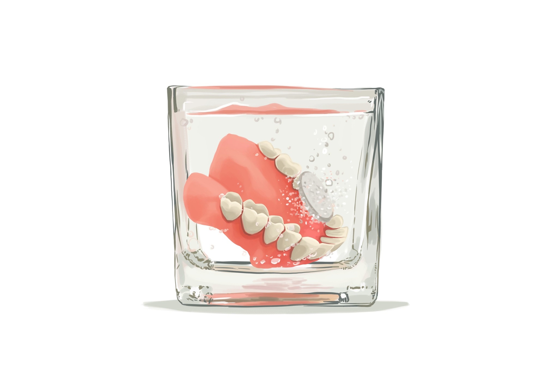 Same-day dentures aftercare