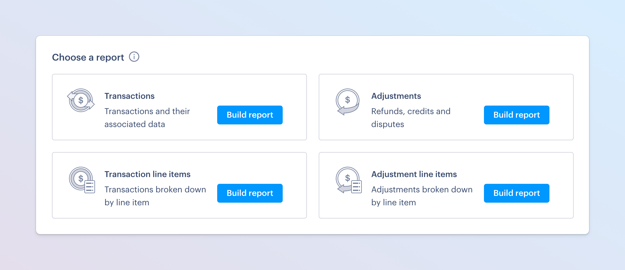 Generate reports - Paddle Developer