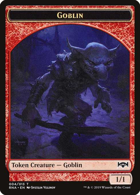 1/1 Red Goblin Creature Token | MTG.onl Tokens