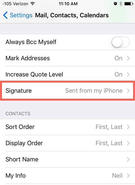 How to Create an Email Signature on iPhone - Covve