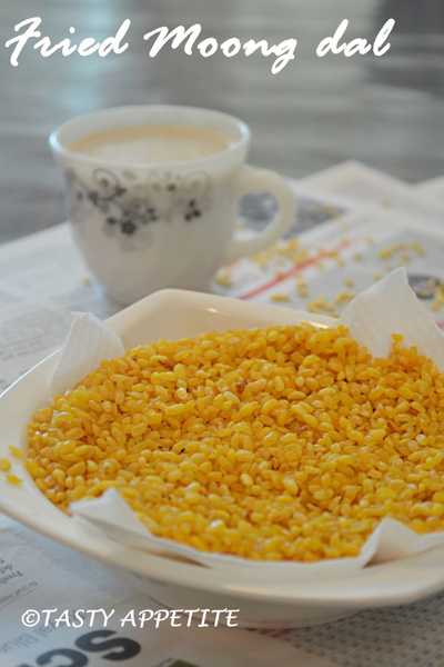 Crispy Fried Moong dal | Tasty Appetite